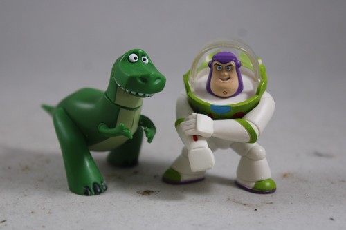 2008 MATTEL Disney Toy Story Buddy Pack ACTION Buzz Lightyear + REX ...