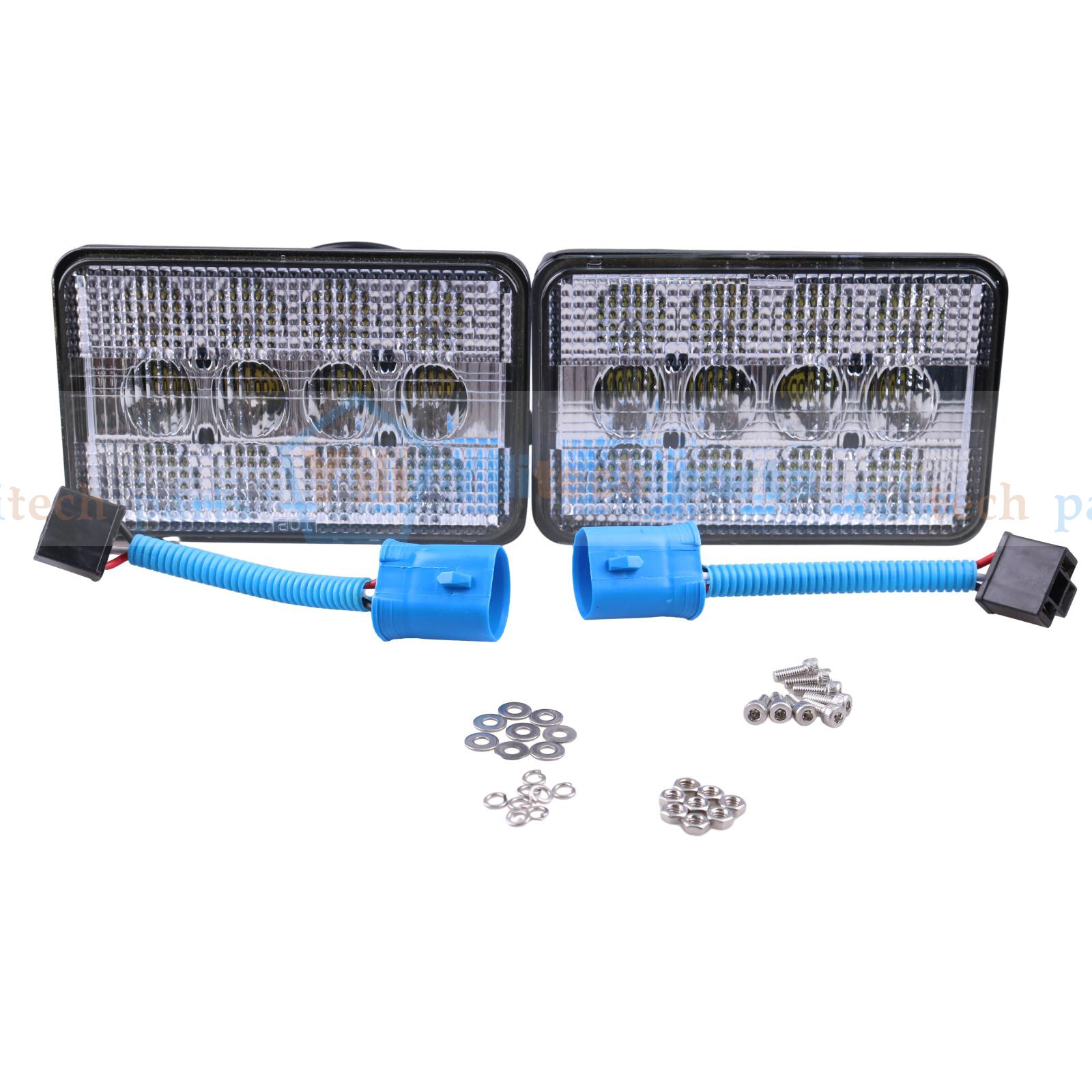 2X LED Hood Light RE58638 RE195219 for John Deere Tractor 5103 5220 ...