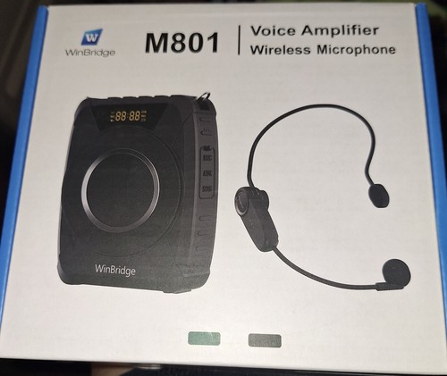 WinBridge M801 Bluetooth Voice Amplifier Wireless Mic Headset PA ...