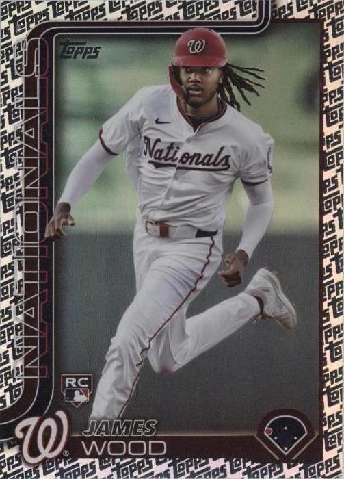 2025 Topps Series 1 - James Wood #181 Topps Foil Pattern (RC) for sale ...