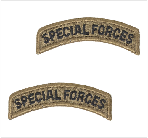 GENUINE U.S. ARMY TAB: SPECIAL FORCES - EMBROIDERED ON OCP | eBay