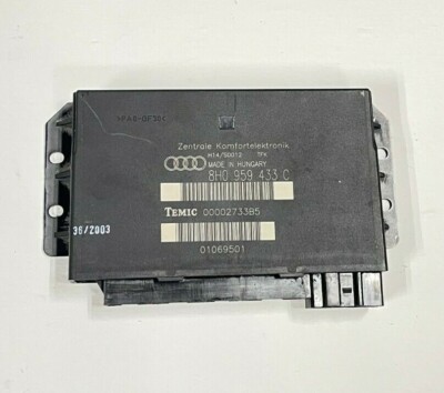 2003-2009 Audi A4 S4 RS4 Convertible CCM BCM Body Comfort Module 8H0 ...
