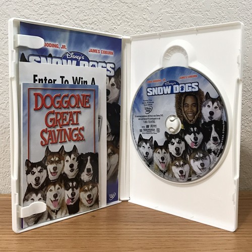 SNOW DOGS (DVD, 2002) DISNEY ~ w/SCENE SELECTION INSERT ~ FULL SCREEN ...