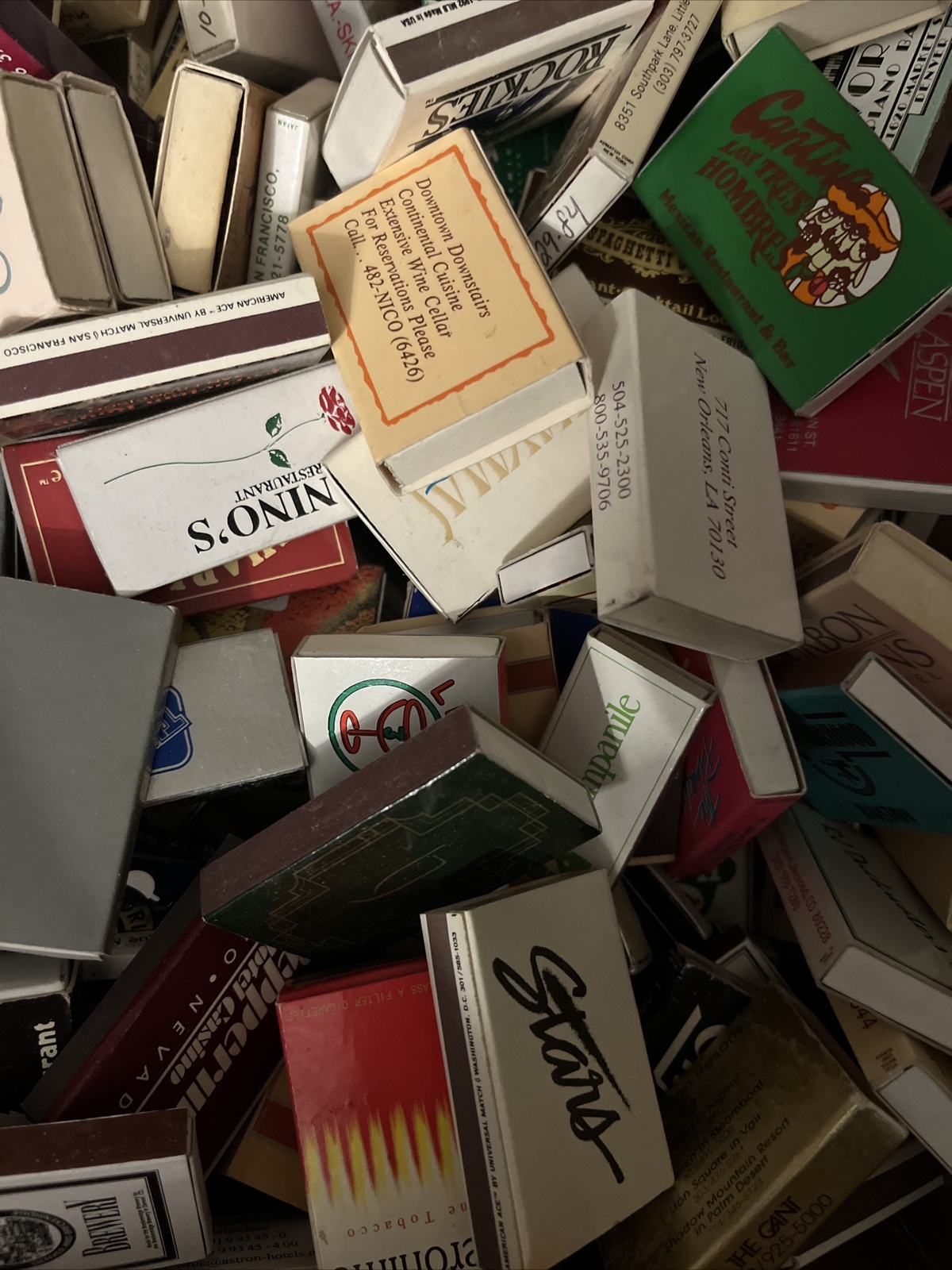 Vintage Lot Of New Estate 30 Match Box Matches Unstruck & All ...