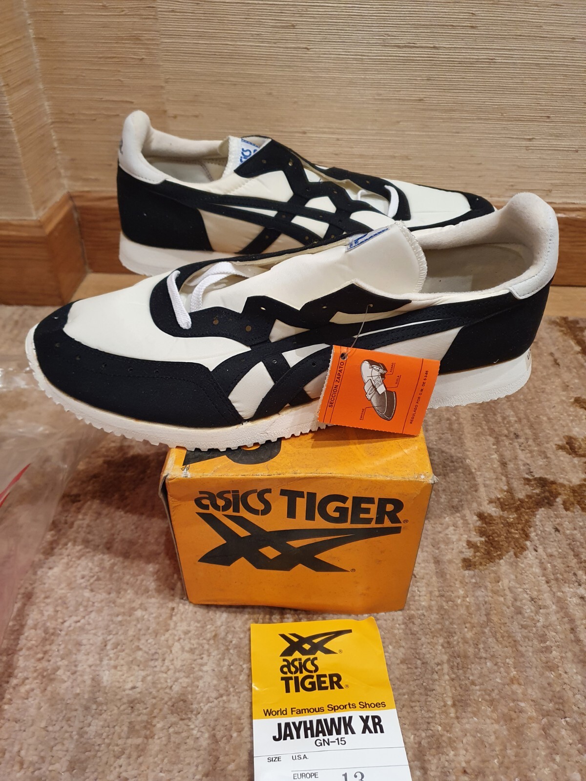 Vintage Original Asics Otnisuka Tiger Jayhawk Xr 1980 Sz 12us Rare ...