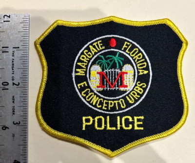 Margate Florida Police Patch E Concepto Urbs | eBay