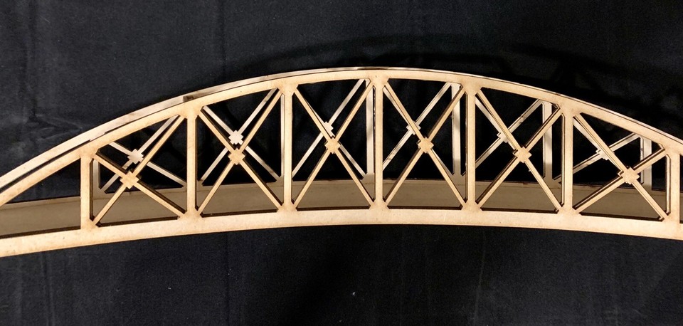 OO Gauge Single Track Curved Railway Bridge 500mm | eBay UK