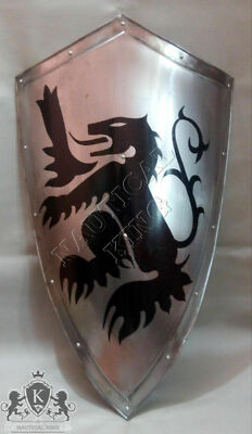 Medieval Steel Knight Shield Handcrafted Battle Armor Shield X-Mass | eBay