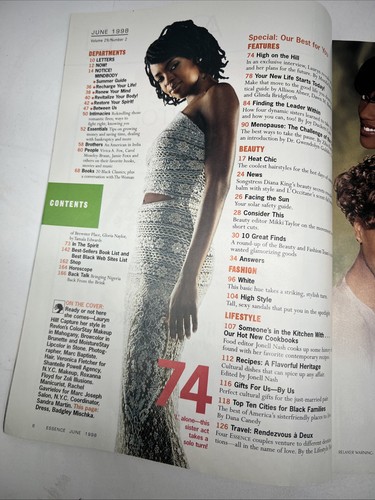 Essence Magazine June 1998 Extremely Rare Lauryn Hill Hip Hops Hottest ...