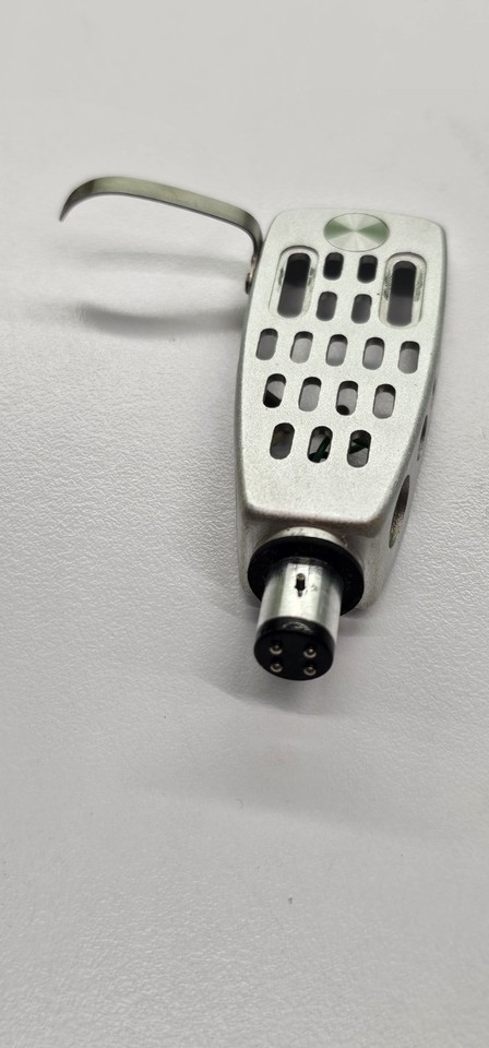 Vintage Silver Aluminum Headshell With leads, SME Universal Style ...