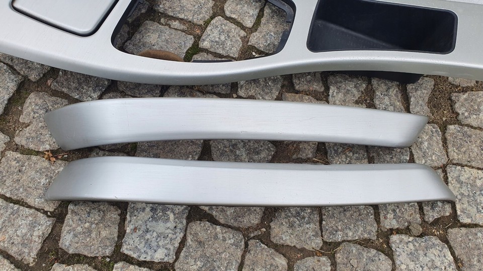 BMW 3 E90 E91 Silver Interior Trim Kit Center Console Panel Moldings ...
