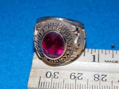 VINTAGE - US ARMY DRILL SERGEANT RING - SIZE 8 - NOS - ALPHA BRAND | eBay