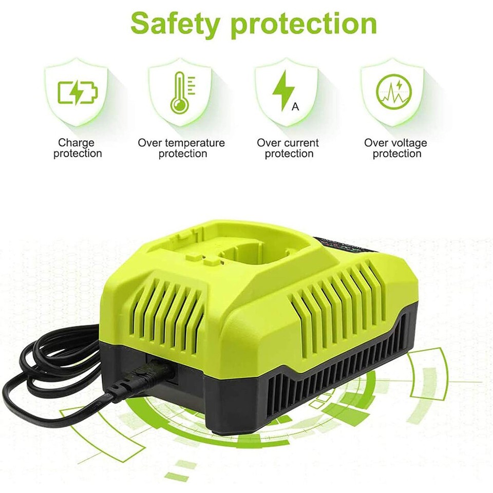 For Ryobi One + 18 Volt P117 18V PCG002 Lithium Ion Battery Charger Li ...
