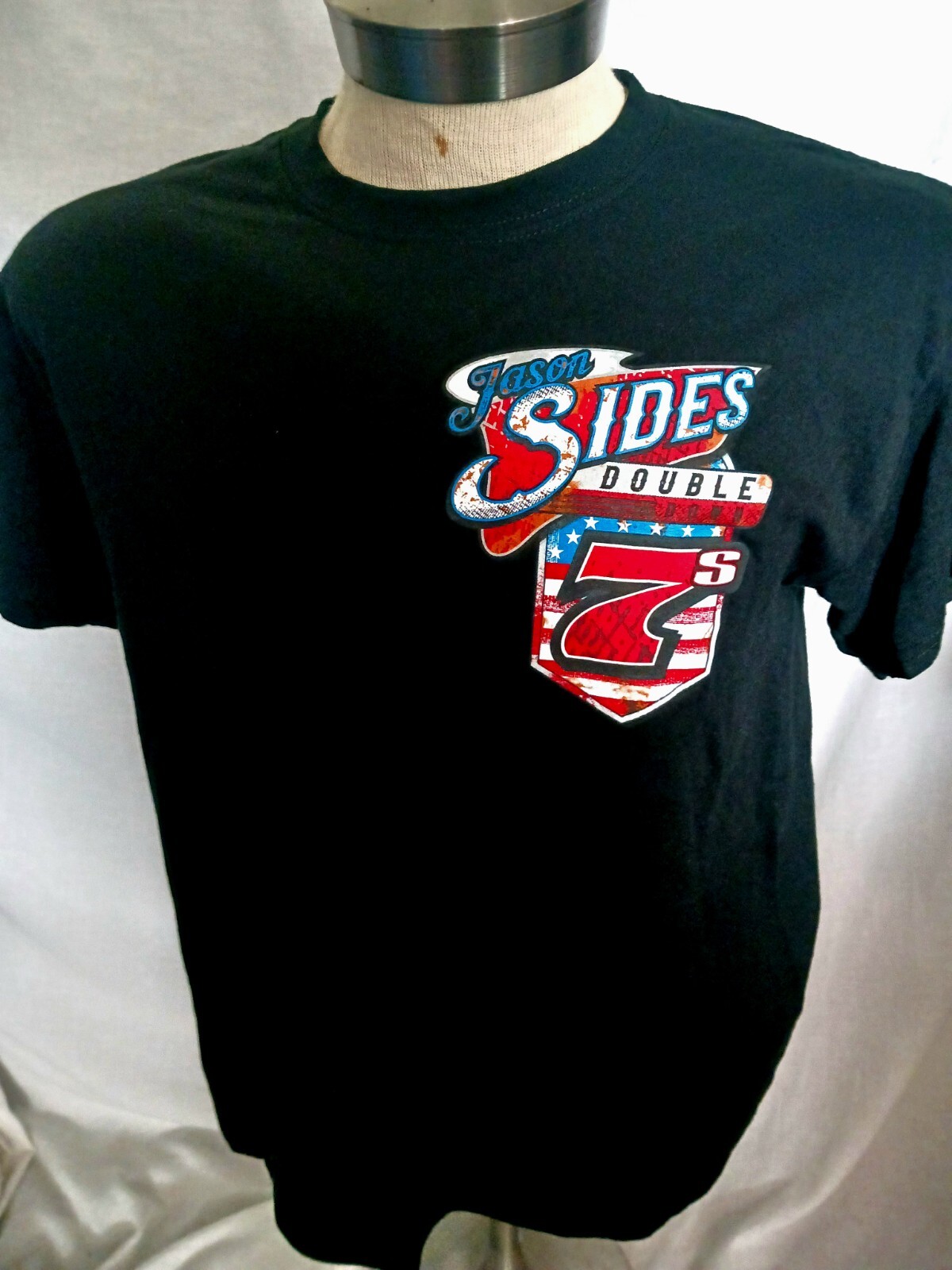 Jason Sides 7s Double Down Large Black Sprint Car Shirt World Of ...