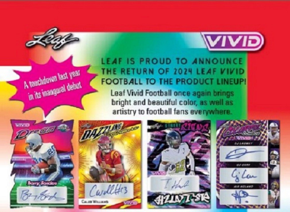 Ja’Lynn Polk 2024 Leaf Vivid Football Case 10Box Break #2 | eBay