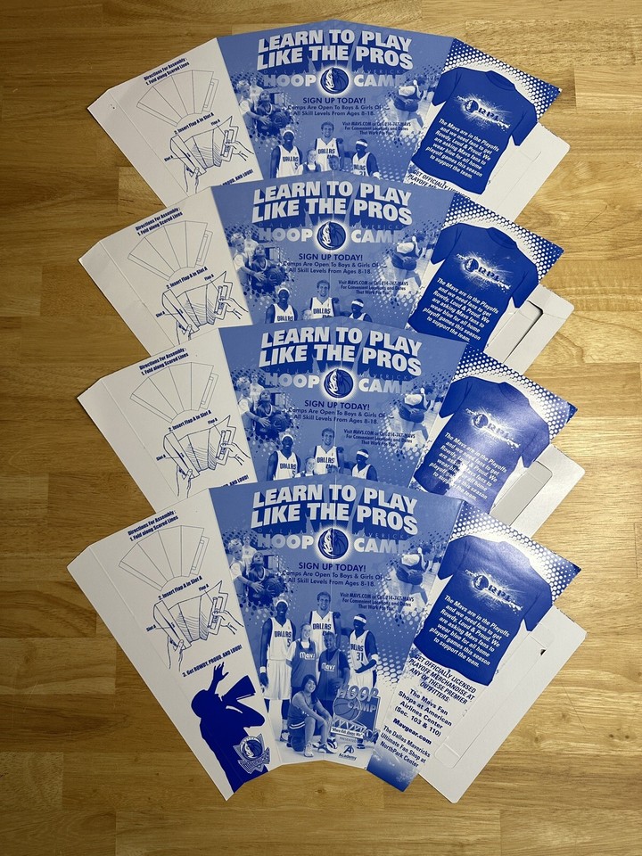 Dallas Mavericks SGAs: 2008 Playoffs FOUR Glow-In-The-Dark Cardstock ...