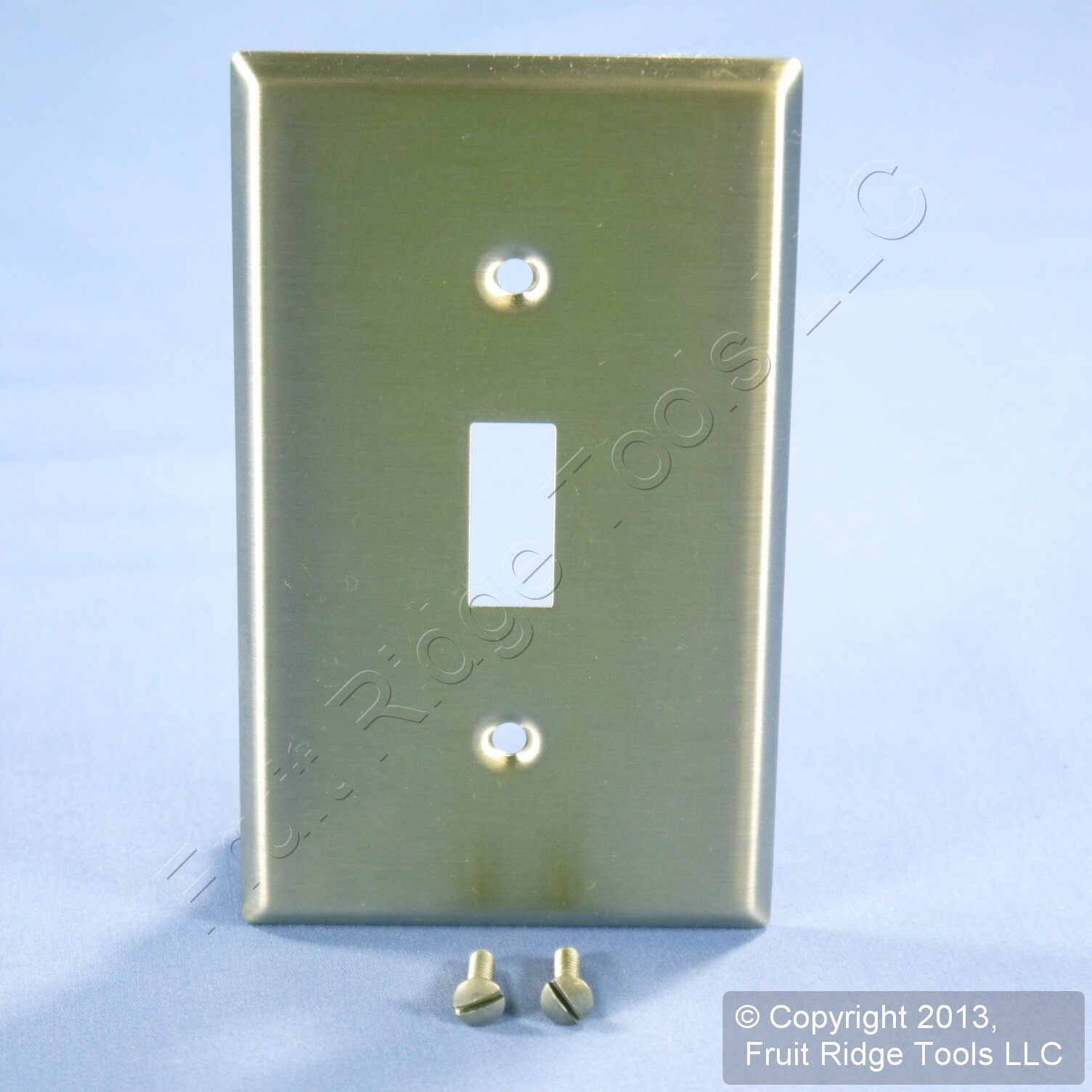 Leviton NON-MAG Stainless Steel 1-Gang Toggle Switch Cover Wall Plate ...