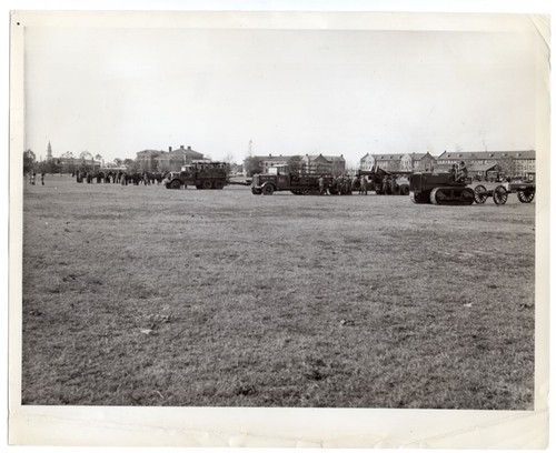 WW2 36th Field Artillery Linn Halftrack 155mm Long Tom 240mm Howitzer ...
