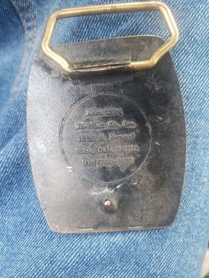 Vintage ARMCO Belt Buckle Advertising Tulsa, Oklahoma | eBay