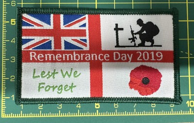 Remembrance Day Badge Patch 2019 Lest We Forget Guides Scout Sew On ...