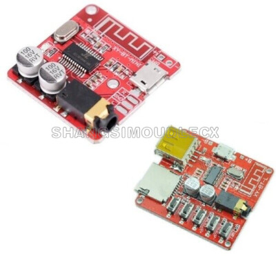 3.7-5V Micro USB Audio Decoder Mini Bluetooth 4.1 MP3 Player Board TF ...