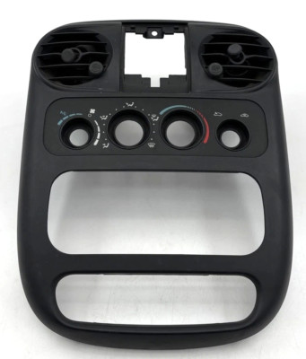 01-05 Chrysler PT CRUISER Dash Radio Bezel Climate Trim Panel BLACK | eBay