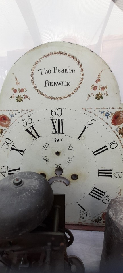 Antique 16thc Complete 1765 Grandfather Chiming Clock Movement . IT ...