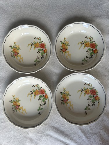 Royal Doulton Rosslyn Pattern D5399 Soup Bowls (set of 4) - 19.5CM ...