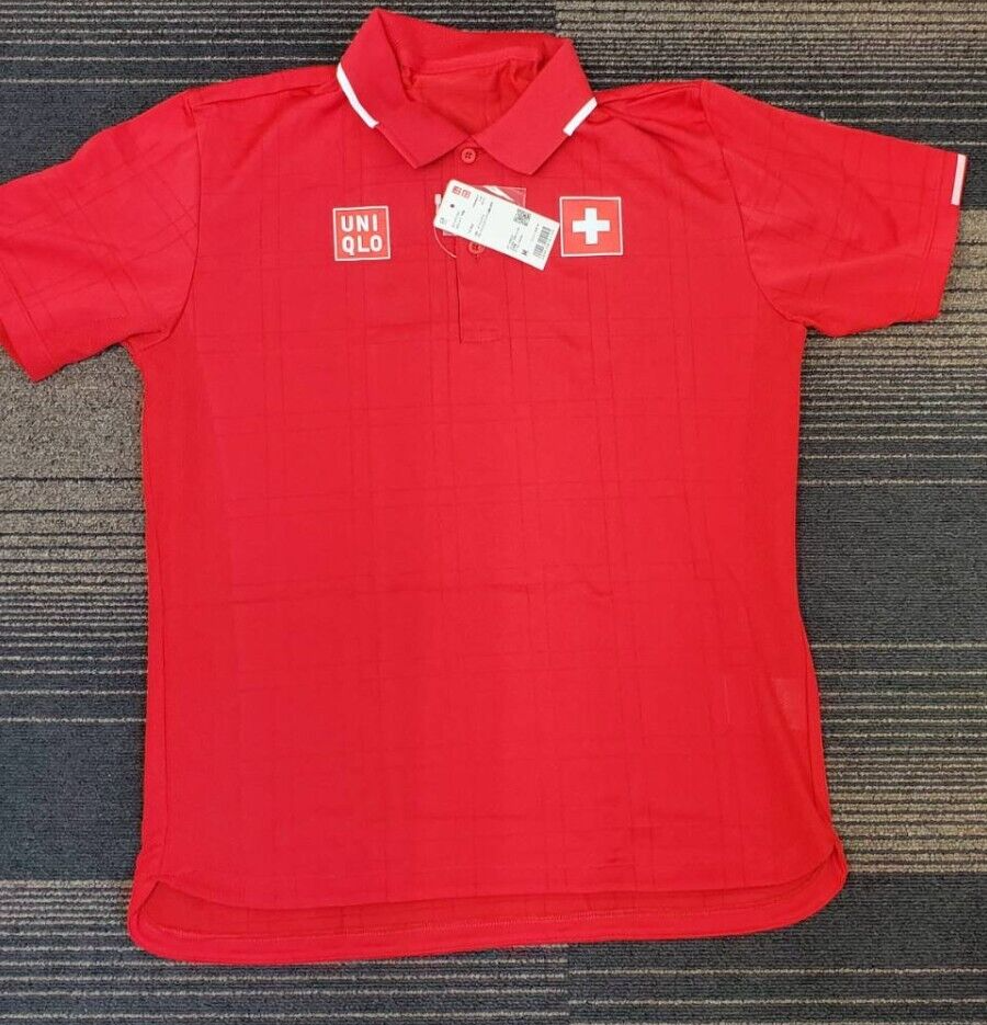 UNIQLO Roger Federer model 2021 Tokyo Olympics Tennis shirt M size (US ...