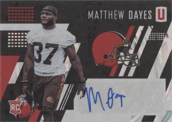 2017 Panini Unparalleled - Class of 2017 Rookie Matthew Dayes #204 ...
