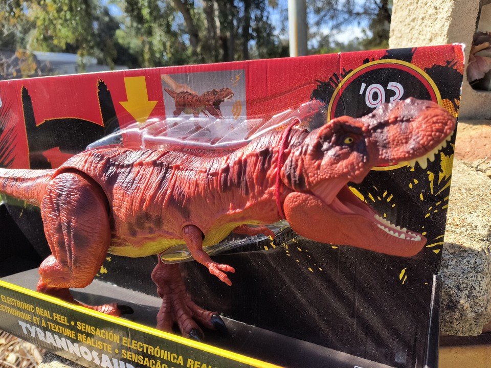Jurassic Park Tyrannosaurus Rex Electronic Real Feel 93 Classic T-rex ...