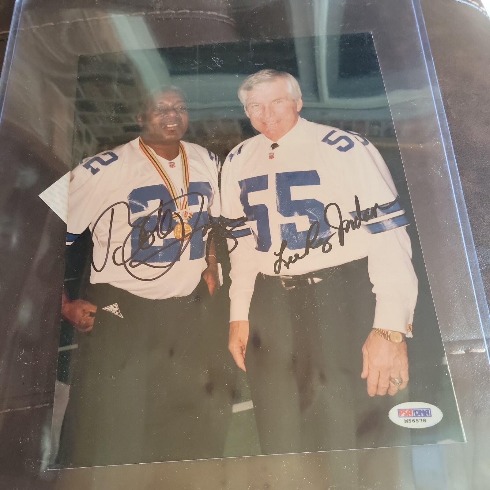 Bullet Bob Hayes & Lee Roy Jordan Dallas Cowboys Autographed 8x11 Photo ...