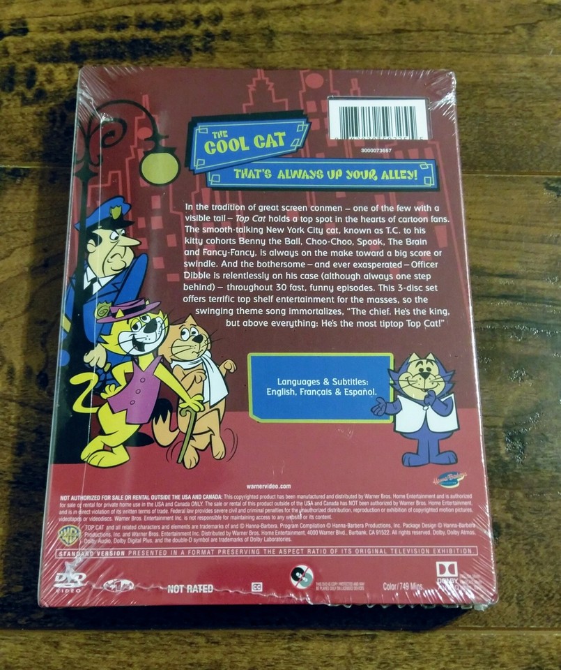 Top Cat The Complete Series DVD *SEALED* Hanna Barbera w/ Slipcover ...