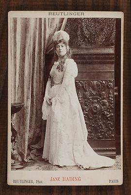 Jane Hading, Actrice de théatre et chanteuse, Photo Cabinet card ...