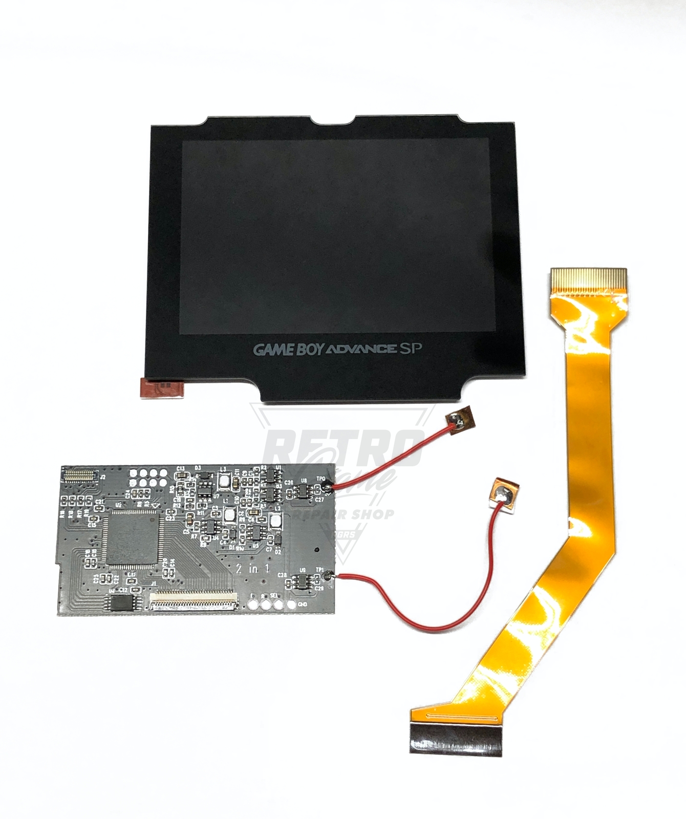 GBA SP Game Boy Advance SP IPS PCB Backlight Mod Kit with Color ...