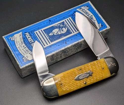 CASE XX Elephant Toe Yellow Bone Serialized 0000 Bomb shield Pocket ...