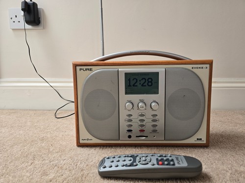 PURE EVOKE-3, Portable Stereo DAB/FM Radio with EPG and Recording | eBay UK
