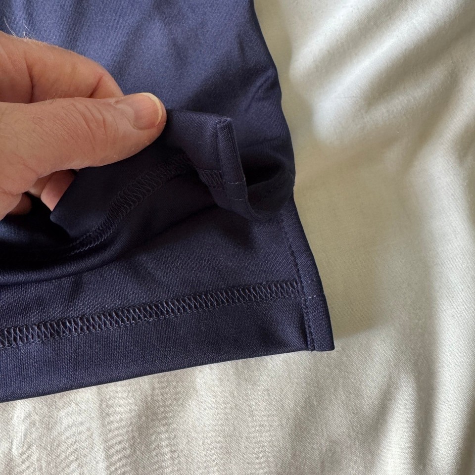 Grand Slam XL Blue Golf Polo Shirt Geometric Print Short Sleeve Mens ...