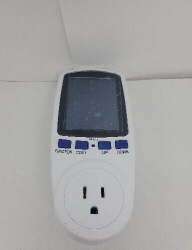 LCD Digital Outlet Power Meter Energy Monitor Volt Watt Electricity ...