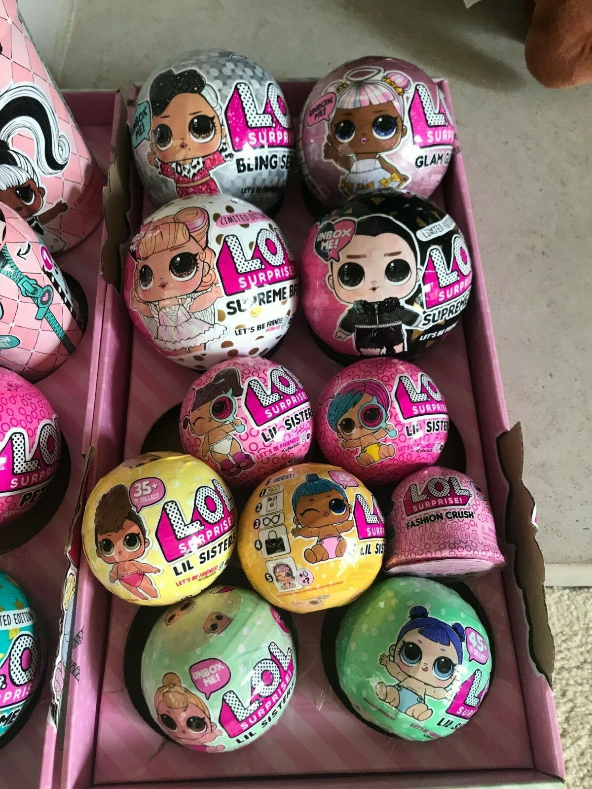 LOL SURPRISE LOT OF 28 - COMPLETE 1ST FEW SERIES COLLECTION 100% MGA ...