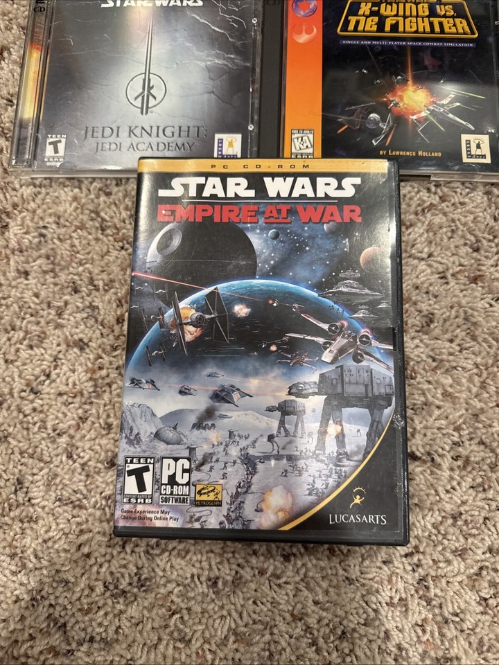 Star Wars PC Game Lot - 5 Games. X-wing Vs Tie Fighter, Jedi Knight ...