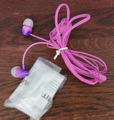genuine original SONY violet headphones with earbuds MDR-EX15LP - NO ...