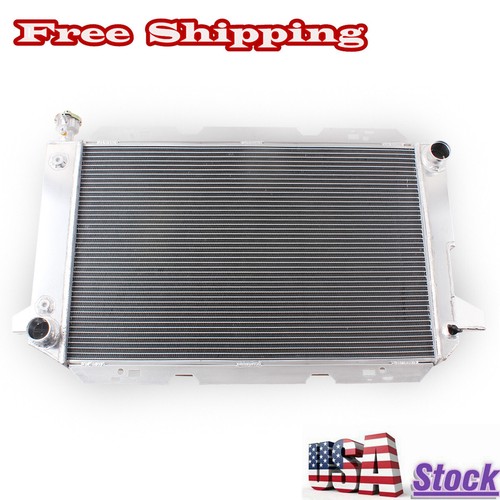 4Row Aluminum Radiator For 1983-1997 Ford F-150 F-250 F-350 Bronco 5.0L ...