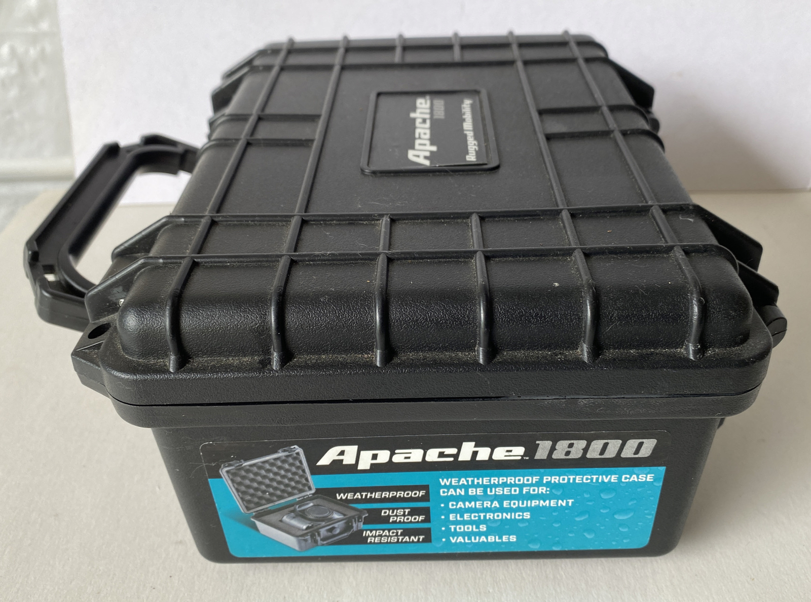 APACHE 1800 Weatherproof Protective Case For Guns Cameras Electronics 9 ...