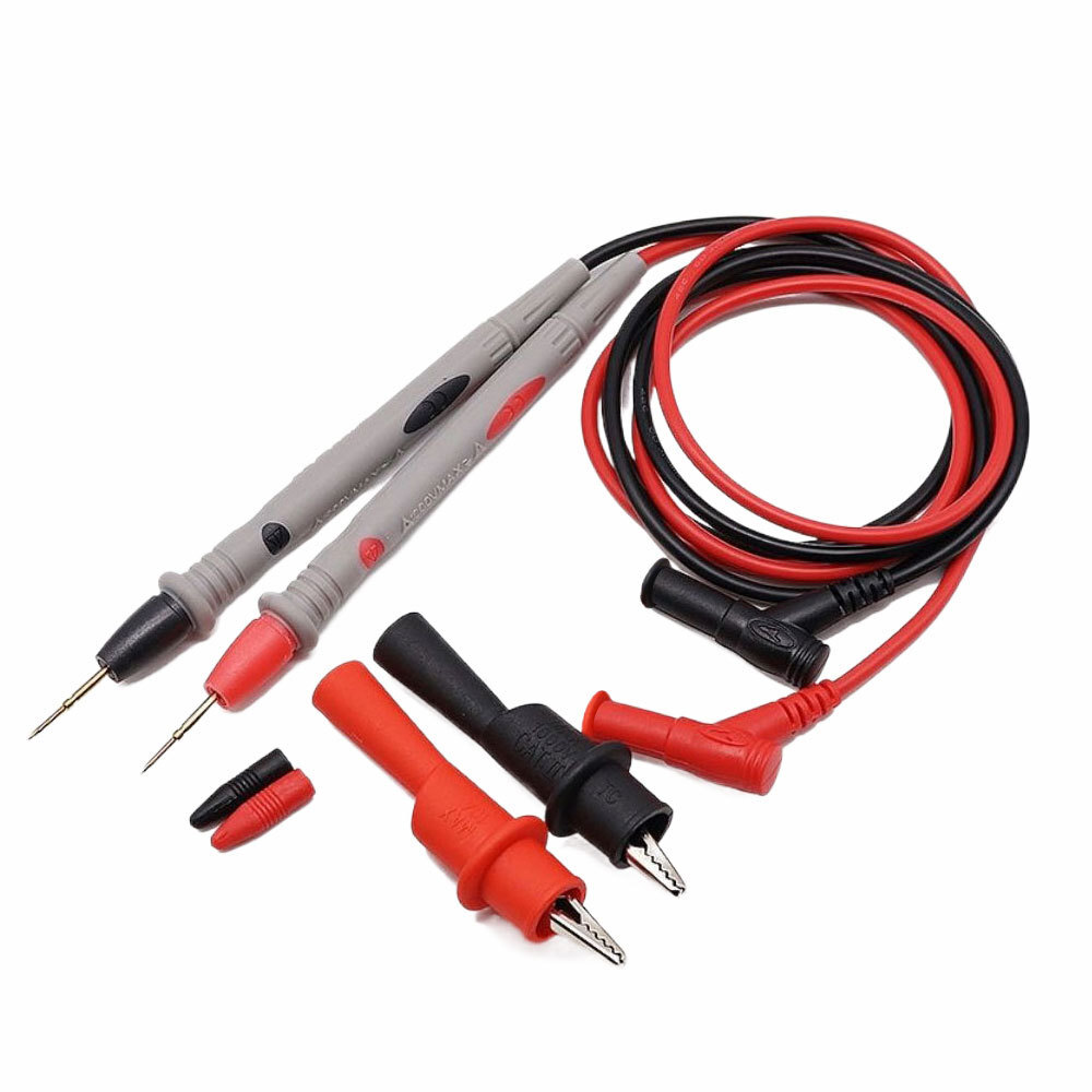Multimeter Red & Black Test Leads Probe Replacement NEW Multimeter ...