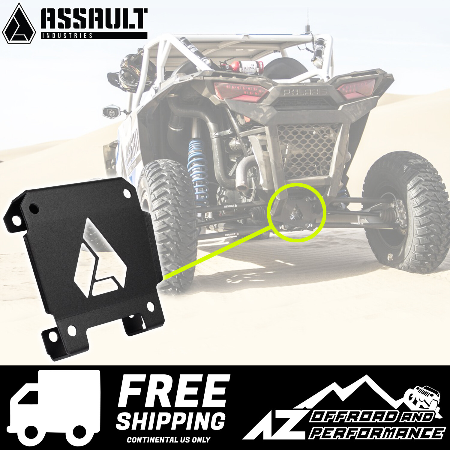 Assault Industries Heavy Duty Rear Chassis Brace For '14-'18 Polaris ...