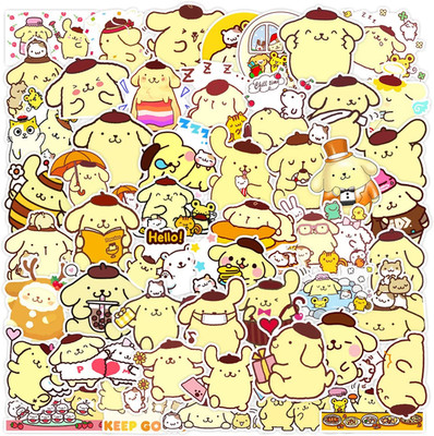 For Pom Pom Purin Stickers,50 PCS Graffiti Vinyl Waterproof Decals for ...