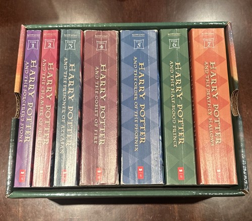 Harry Potter The Complete Series Books 1-7 Complete Scholastic ...