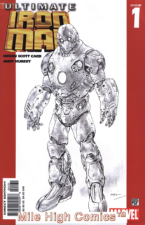 Ultimate Iron Man Comic Art