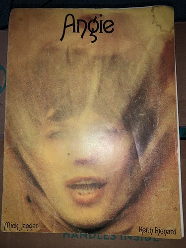 Rolling Stones Angie Sheet Music Songbook 1973 Original Vintage Goats ...